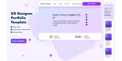 Ux Design Portfolio Template Figma