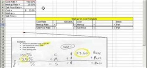 How To Calculate Markup On Cost In Microsoft Excel Microsoft Office WonderHowTo