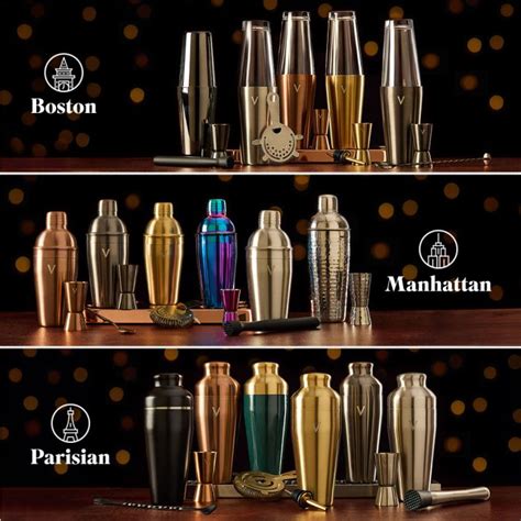 Different Types Of Cocktail Shakers Blog Vonhaus