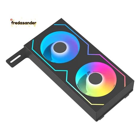 Pc หน่วยความจําหม้อน้ําระบายความร้อน 4pin Pwm5v 3pin Argb 2 พัดลมระบายความร้อน Ram หม้อน้ําฮีท