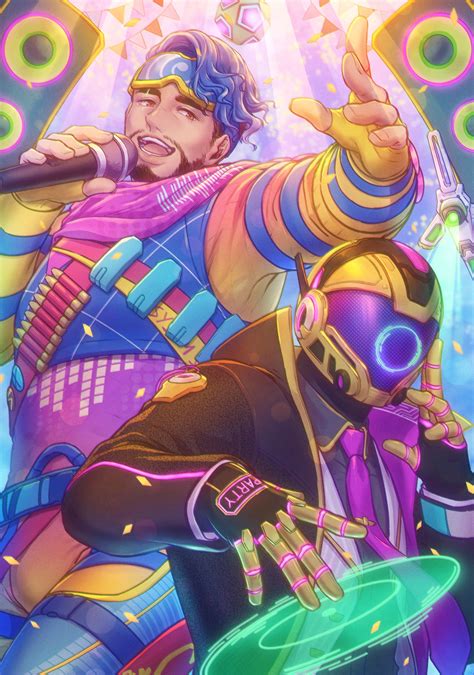 Crypto Mirage And Technocrat Crypto Apex Legends Drawn By Dbox Danbooru