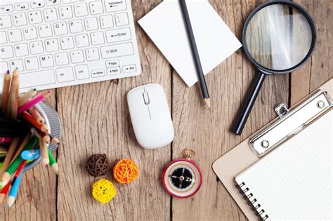 Premium Photo Business Workplace And Business Objects