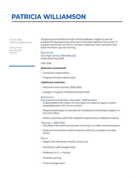 Skills Section Resume