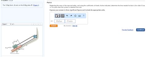 Solved The Kg Block A Rests On The Kg Plate B Chegg Com