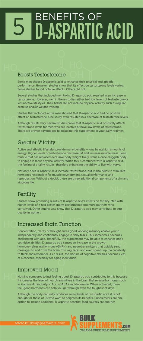D Aspartic Acid Benefits Side Effects And Dosage By James Denlinger Medium