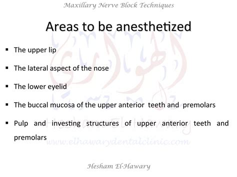 Maxillary Nerve Block Anesthetic Technique With Photos Pdf Ear Nose And Throat Conditions