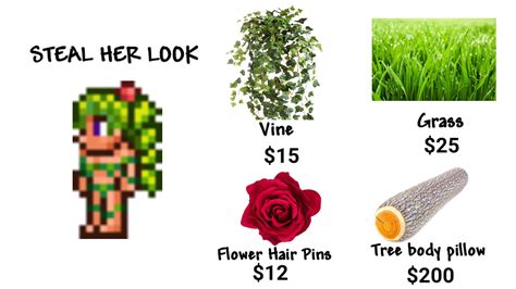 Dryad Is Serious With Her Drip Rterraria