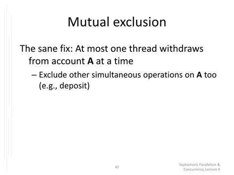 Ppt Section 6 Mutual Exclusion Powerpoint Presentation Free