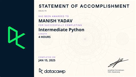 python datascience machinelearning coding learning datacamp tech manish yadav