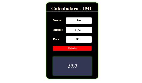 GitHub LeonardoBraz Calculadora Imc