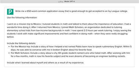 Should You Use Chatgpt For Your College Essay Prompt