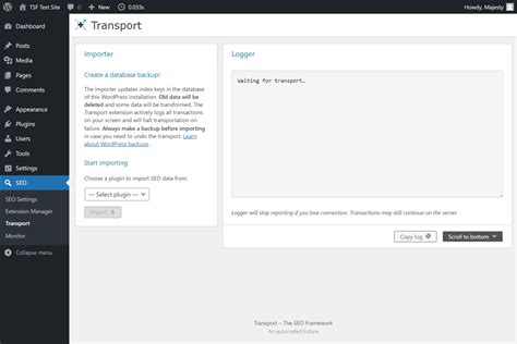 transport migrate plugin data extension the seo framework