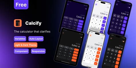 Calculator App Responsive Calcify Figma
