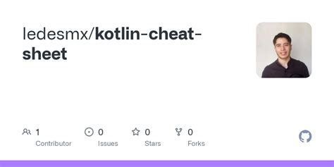Github Ledesmxkotlin Cheat Sheet