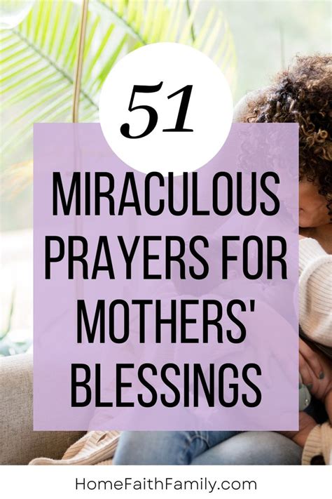 51 Powerful Prayers For Mothers To Pray Over Her In 2024 Prayer For