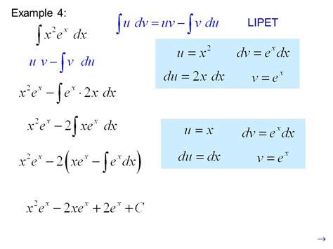 Integration By Parts Shortcut Formula