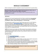 Module 5 Assignment 2 Docx MODULE 5 ASSIGNMENT Before We Begin This Module 5 Assignment