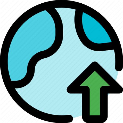 Globe Arrow Planet Icon Download On Iconfinder