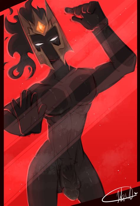 Rule 34 Black Body Black Penis Caballero Farfadox Helmet Looking At
