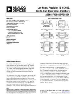 AD8661 AD8662 AD8664 Low Noise Precision 16 Ad8661 Ad8662 Ad8664