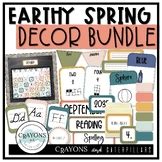 Daily Schedule Cards EDITABLE Earthy Spring Pastels Classroom Decor