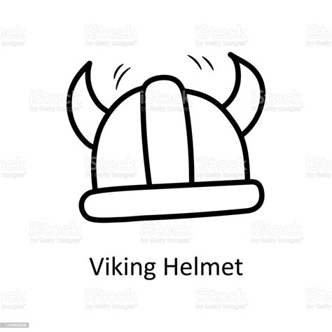 바이킹 헬멧 벡터 개요 아이콘 디자인 그림입니다 흰색 배경에 중세 기호 Eps 10 파일 0명에 대한 스톡 벡터 아트 및 기타 이미지 0명 고대의 라벨 Istock