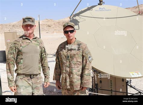 Capt Stein Thorbeck Left And St Sgt Charles Smith Company Commander And First Sergeant For