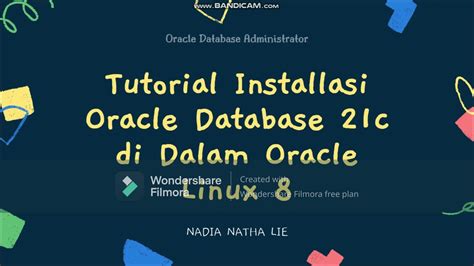 Install Oracle Database 21c Youtube