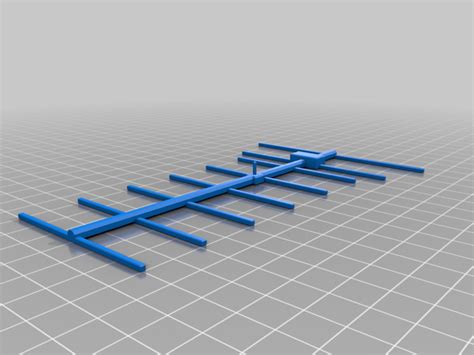 Yagi Uda Antenna By Themasonx Download Free Stl Model