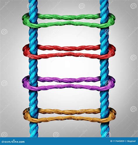 Ladder Connection Abstract Concept Stock Illustration Illustration Of