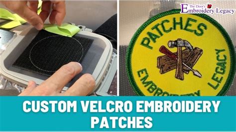 Making A Patch Machine Embroidery Tutorials Embroidery Patches Diy