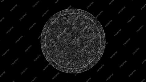 Premium Photo 3d Mirror On Black Bg Object Dissolved White Flickering