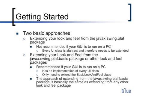 Ppt Java Swing Look And Feel Powerpoint Presentation Free Download