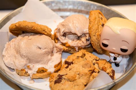 Peanut Butter Chocolate Chip Cookies With Homemade Chocolate Chocolate Chip Ice Cream Tiaras