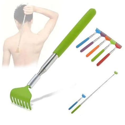 1pc Back Scratcher Itch Scratch Tool Stainless Steel Back Scratcher