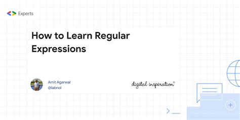 how to learn regular expressions