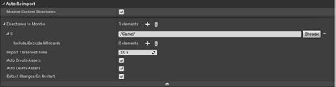 reimporting assets automatically in unreal engine unreal engine 5 4