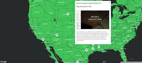 Squarespace Advance Map Block — Squarewebsites Plugins