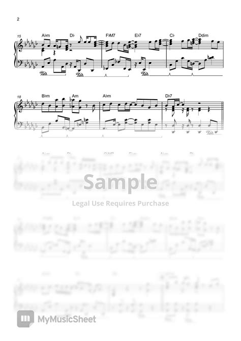 UNISON SQUARE GARDEN Sugar Song To Bitter Step Sheets By THETA PIANO