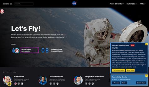 Nasa Funds Development Of Front End Highlighting Feature For Equalize Digital Accessibility