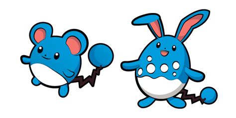 Pokemon Marill And Azumarill Cursor Custom Cursor