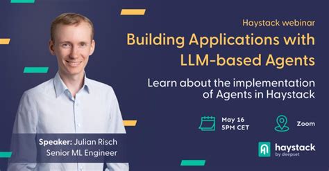 Deepset On Linkedin Haystack Webinar Building Applications With Llm