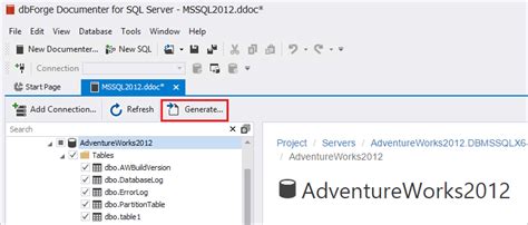 How To Quickly Generate Documentation For Your Sql Server Database