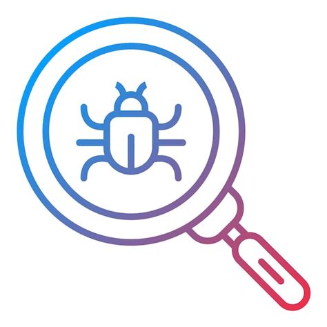 Premium Vector Search Bug Icon Vector Image Can Be Used For Computer
