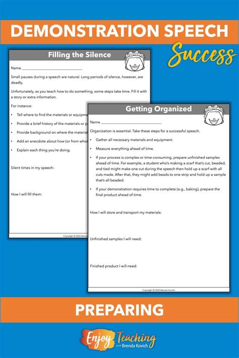 How To Get The Best Demonstration Speeches Enjoy Teaching With Brenda
