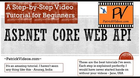 ASP NET Core Web API With C Made Easy Using A Project Step By Step YouTube