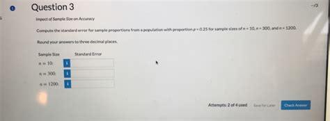 Solved O Question Impact Of Sample Size On Accuracy Chegg