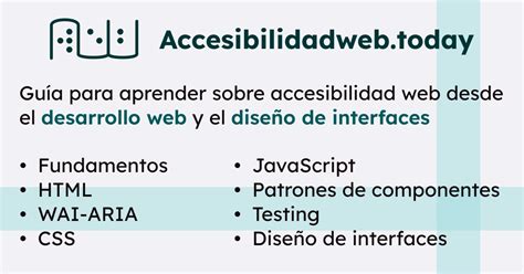 javascript accesibilidadweb today
