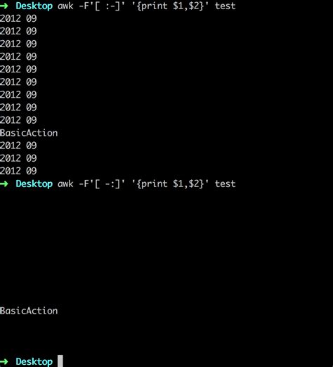 Linux Does The Order Of Awk Delimiters Affects The Segmentation