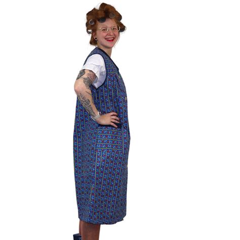 Ma Flodder Schort Retro Oma Huishoud Bloemetjes Schort Clara